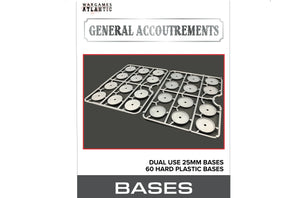 25mm Dual Use Bases - 60 Hard Plastic Bases – Kapiti Hobbies