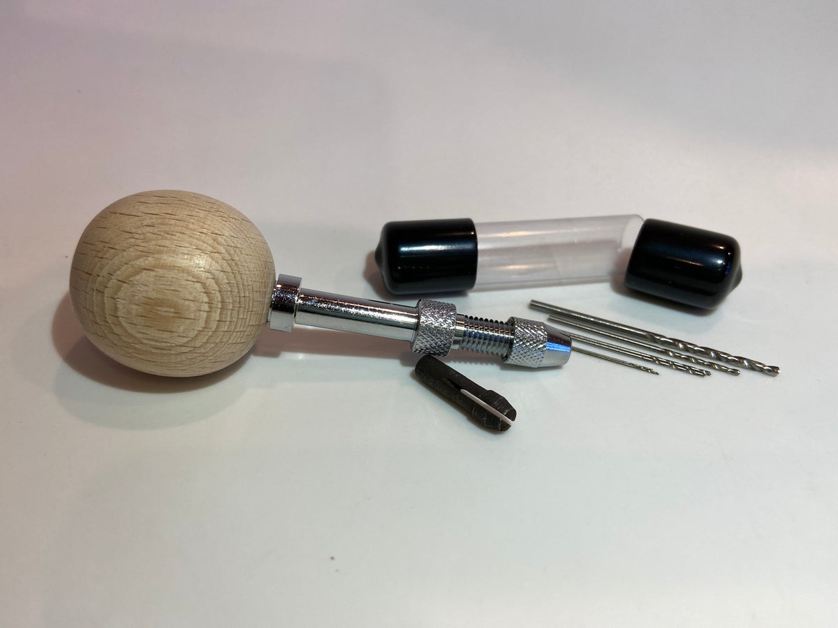 Drill Pin Vise (Wood Handle) – Kapiti Hobbies