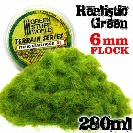 Nylon Flock XL 6mm - Realistic Green 280ml – Kapiti Hobbies
