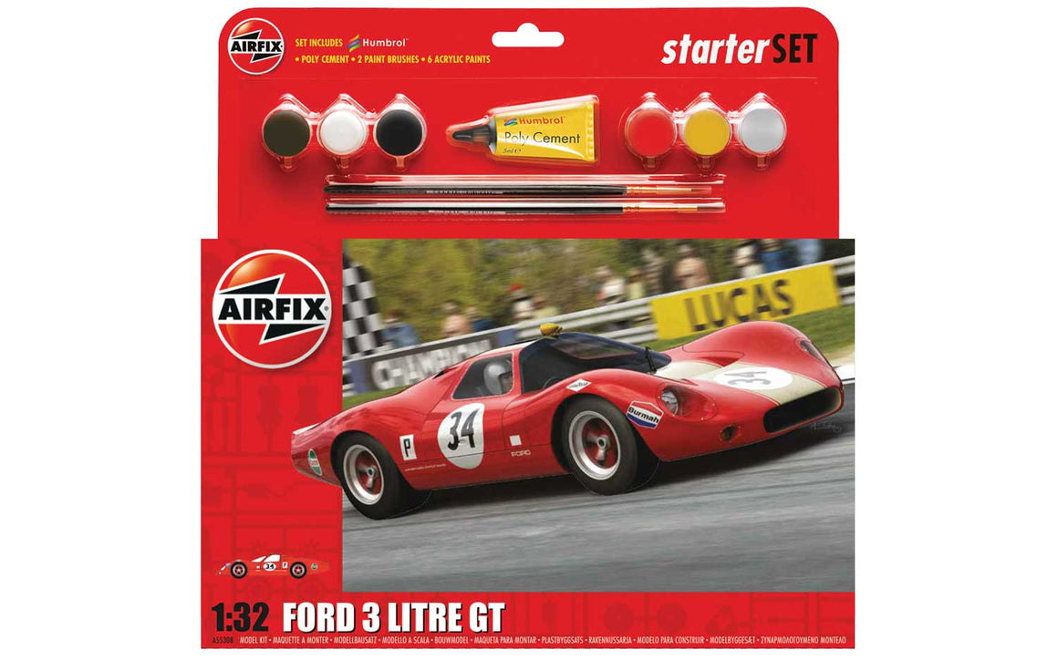 (AFX) Lge Starter Set Ford 3 Litre GT 1/32 – Kapiti Hobbies